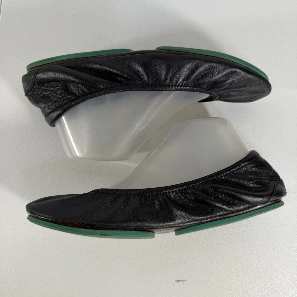 Tieks | Shoes | Tieks Size 9 Ballet Flats Shoes Black Leather Foldable ...